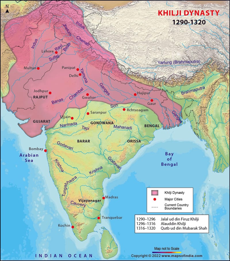 Khalji Dynasty (1290-1320 A.D.) - IASPOINT