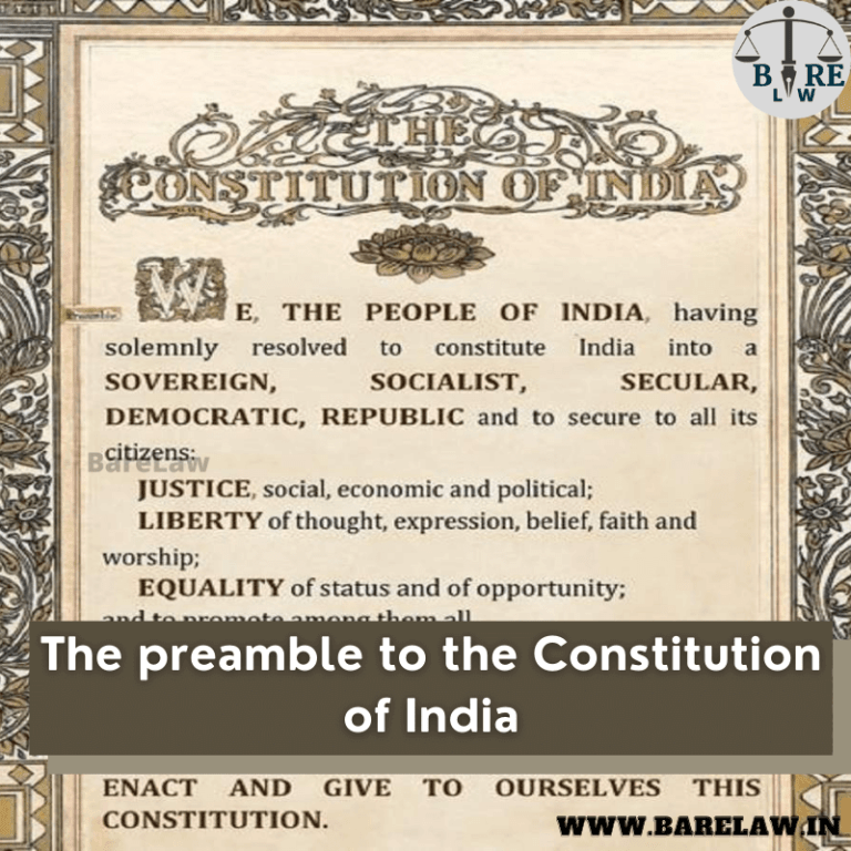 The Constitution of India: The Preamble - IASPOINT