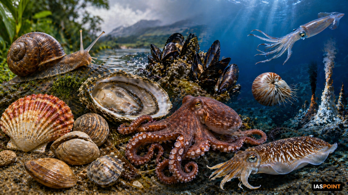 Economic & Ecological Importance of Molluscs | IASPOINT