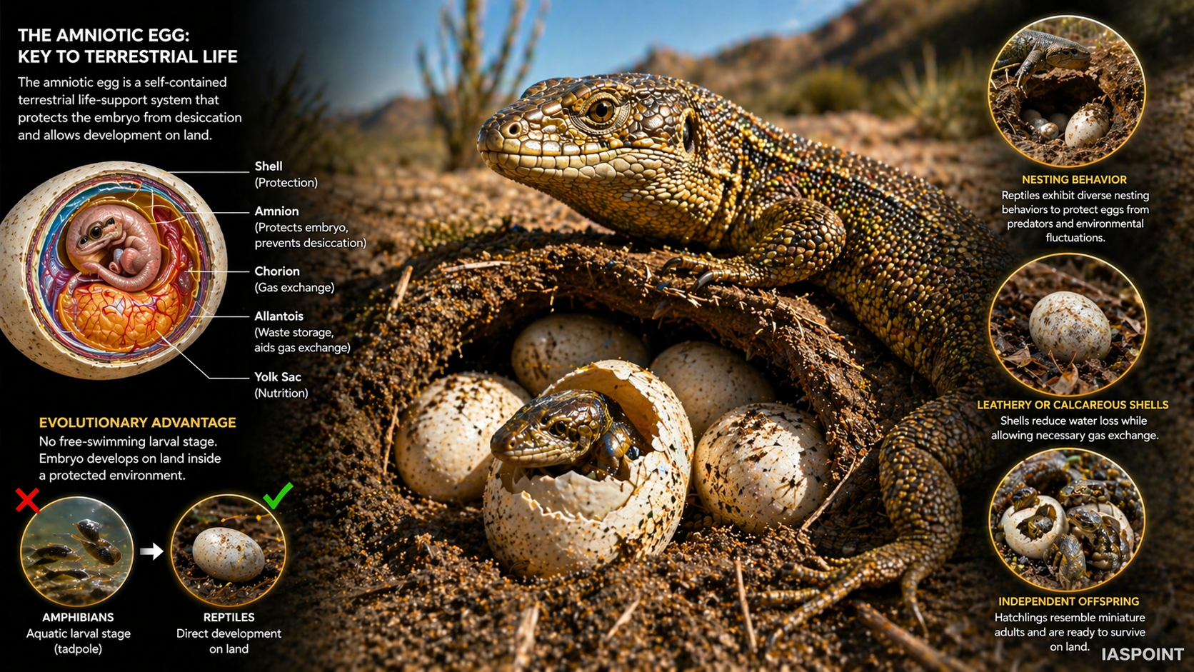 Reproduction and Development in Reptiles | IASPOINT