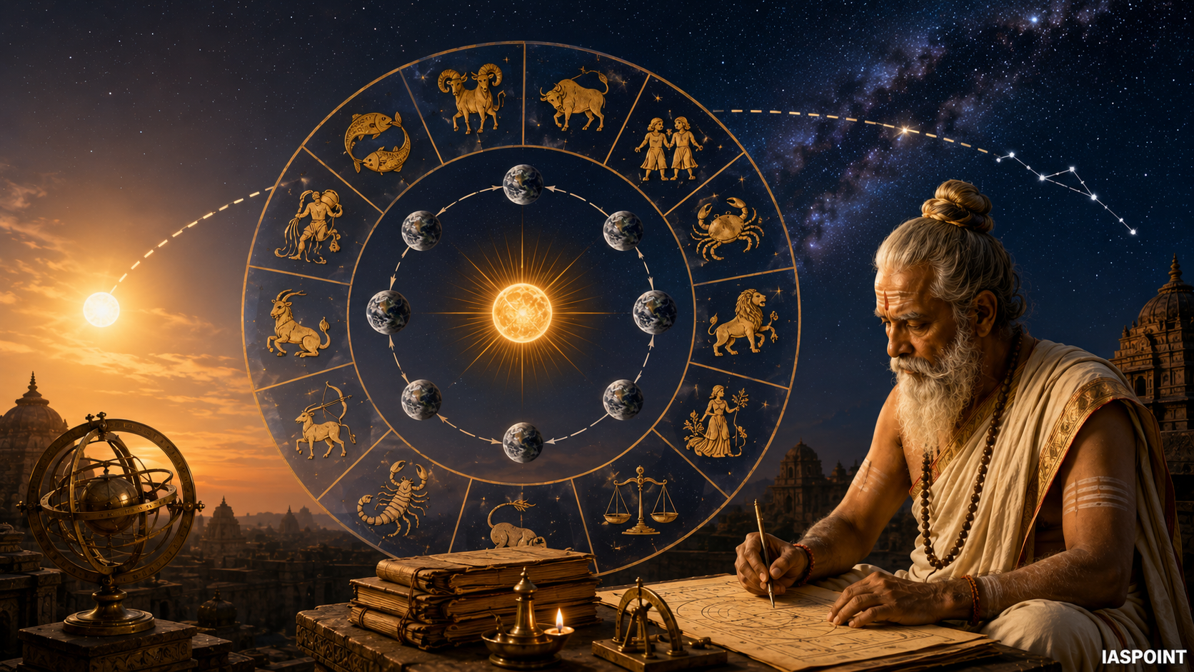 The Solar Zodiac (Rashis) | IASPOINT