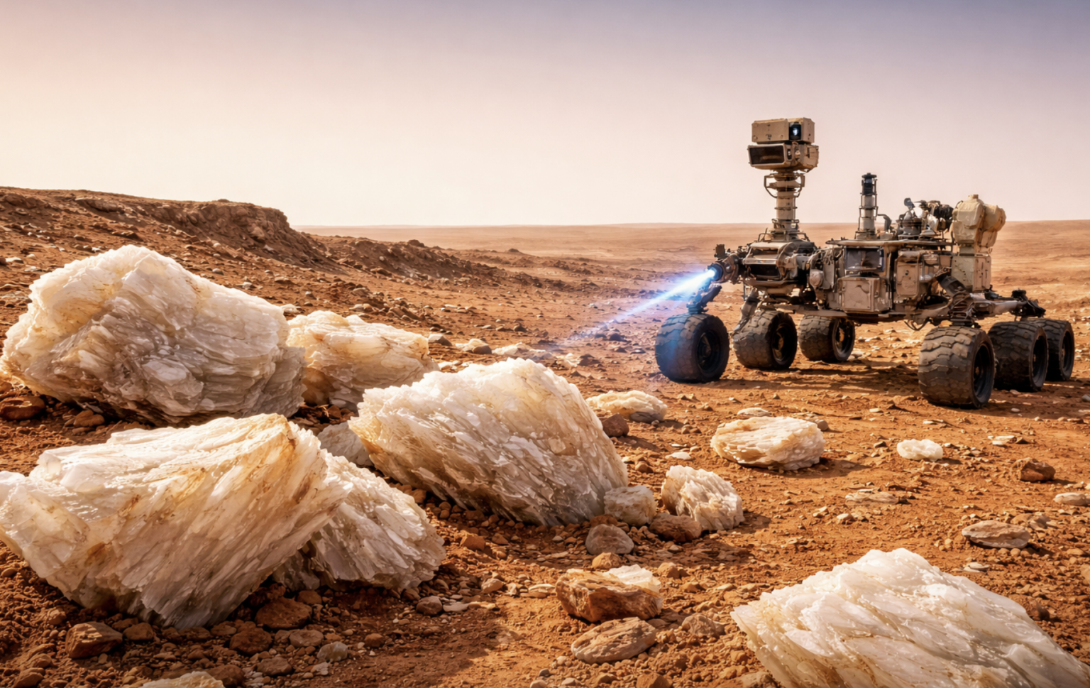 Gypsum Rocks Reveal Clues to Life on Mars | IASPOINT