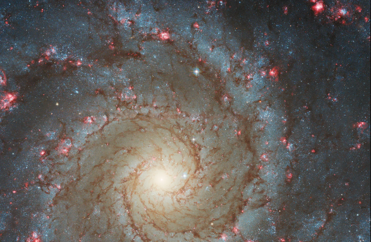 NASA Hubble Captures Spiral Galaxy Star Formation | IASPOINT