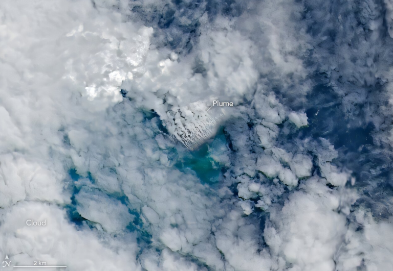 Bismarck Sea Volcanic Eruption Mapping | IASPOINT